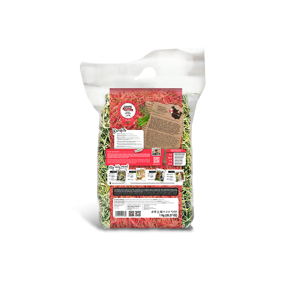 CUNIPIC PREMIUM HAY CANADIAN TIMOTHY 1KG